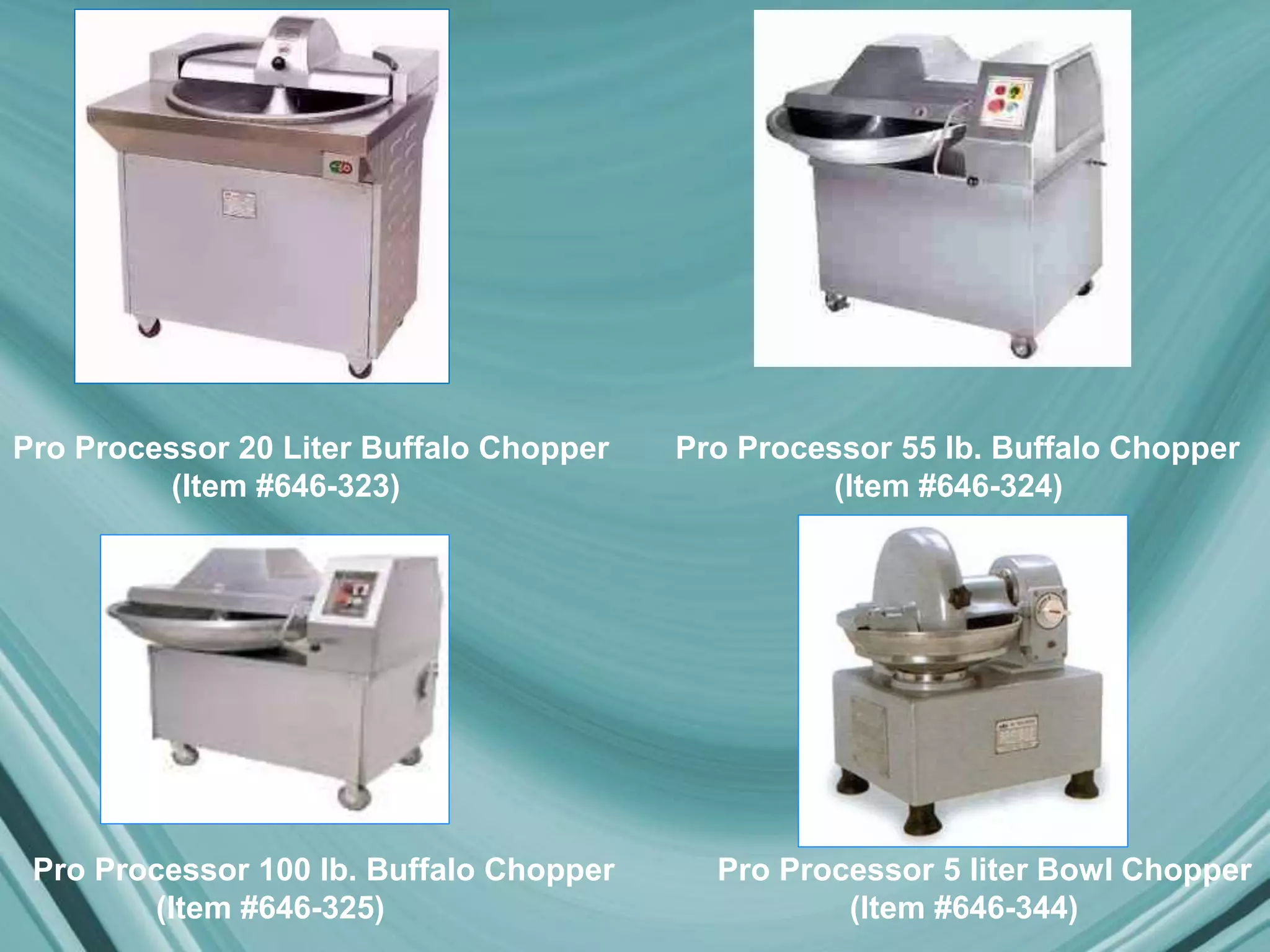 Bowl chopper provided by proprocessor.com