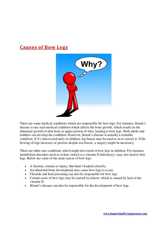 Bow Legs What Causes And How To Fix