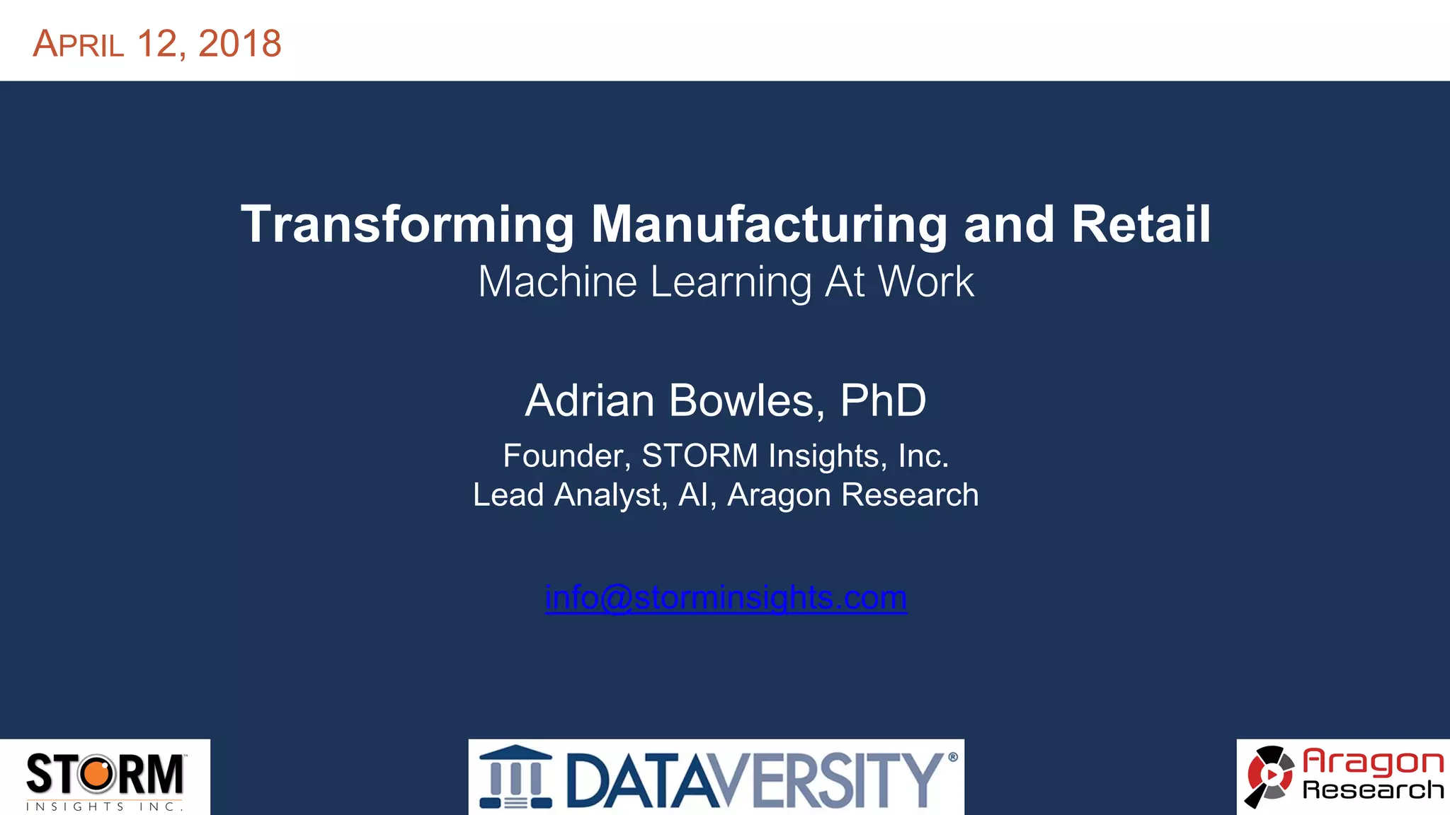 Smart Data Webinar: Transforming Industries with Artificial ...