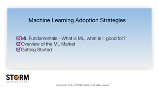 Smart Data Webinar: Machine Learning (ML) Adoption Strategies | PDF