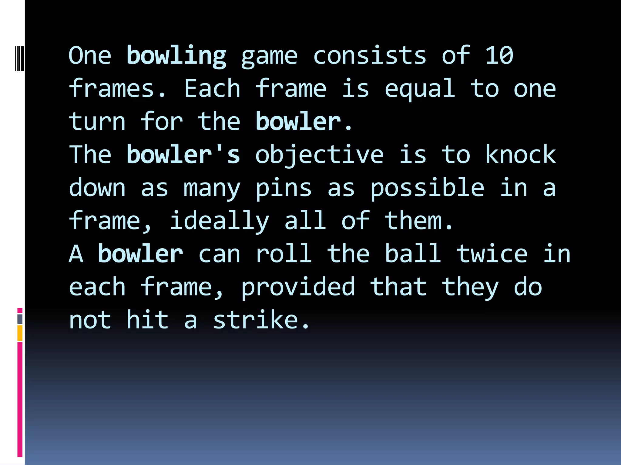 Bowling | PPTX