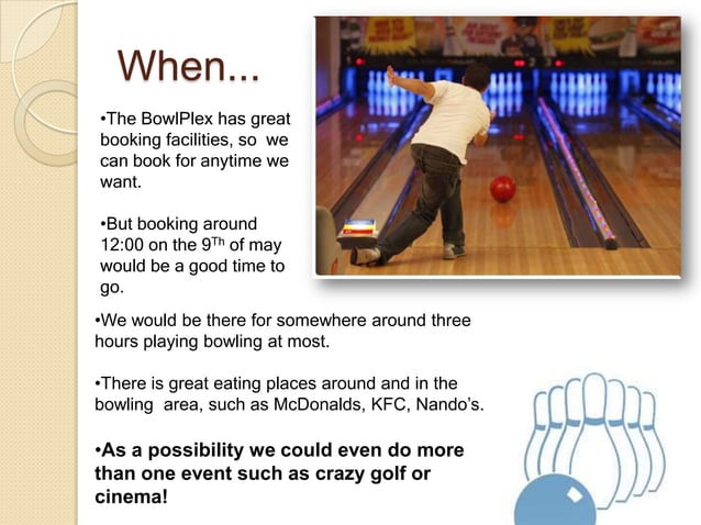 Bowling event | PPT