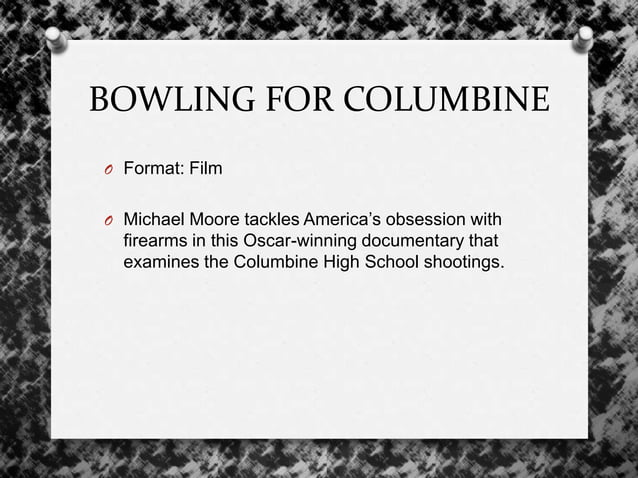 Bowling for Columbine | PPT
