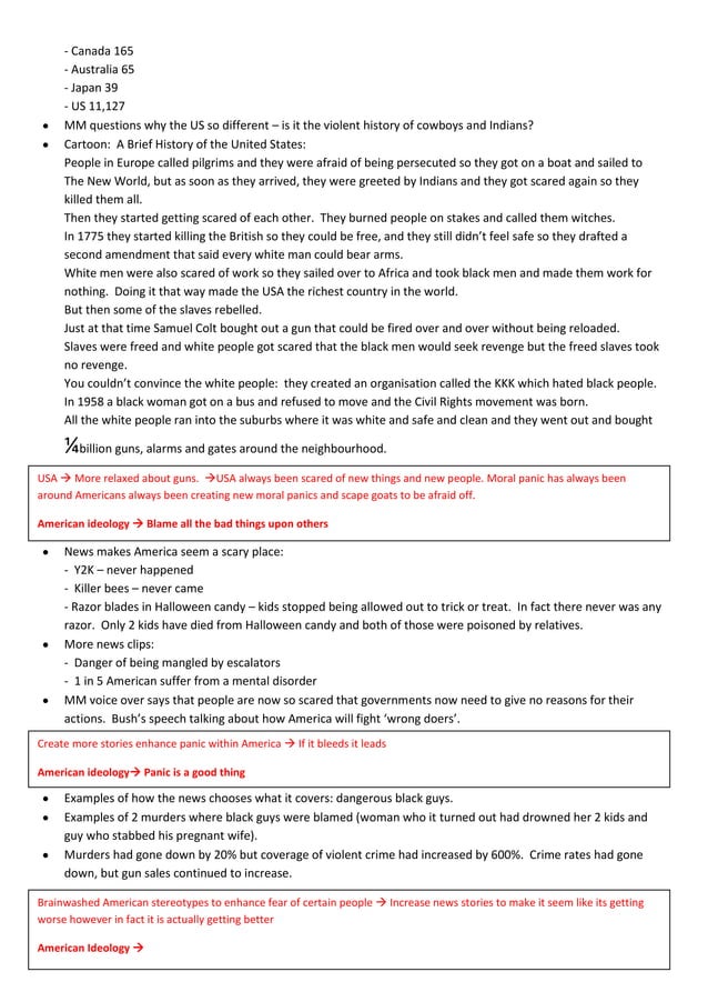 Bowling for columbine | PDF