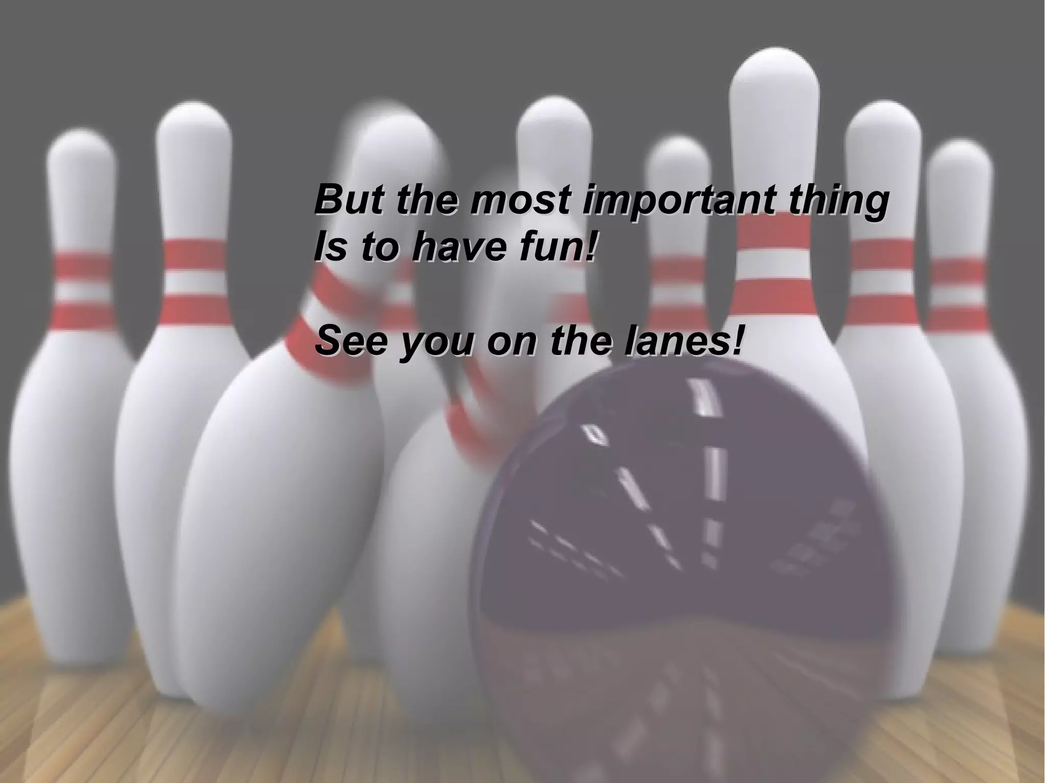 Bowling lesson | PDF