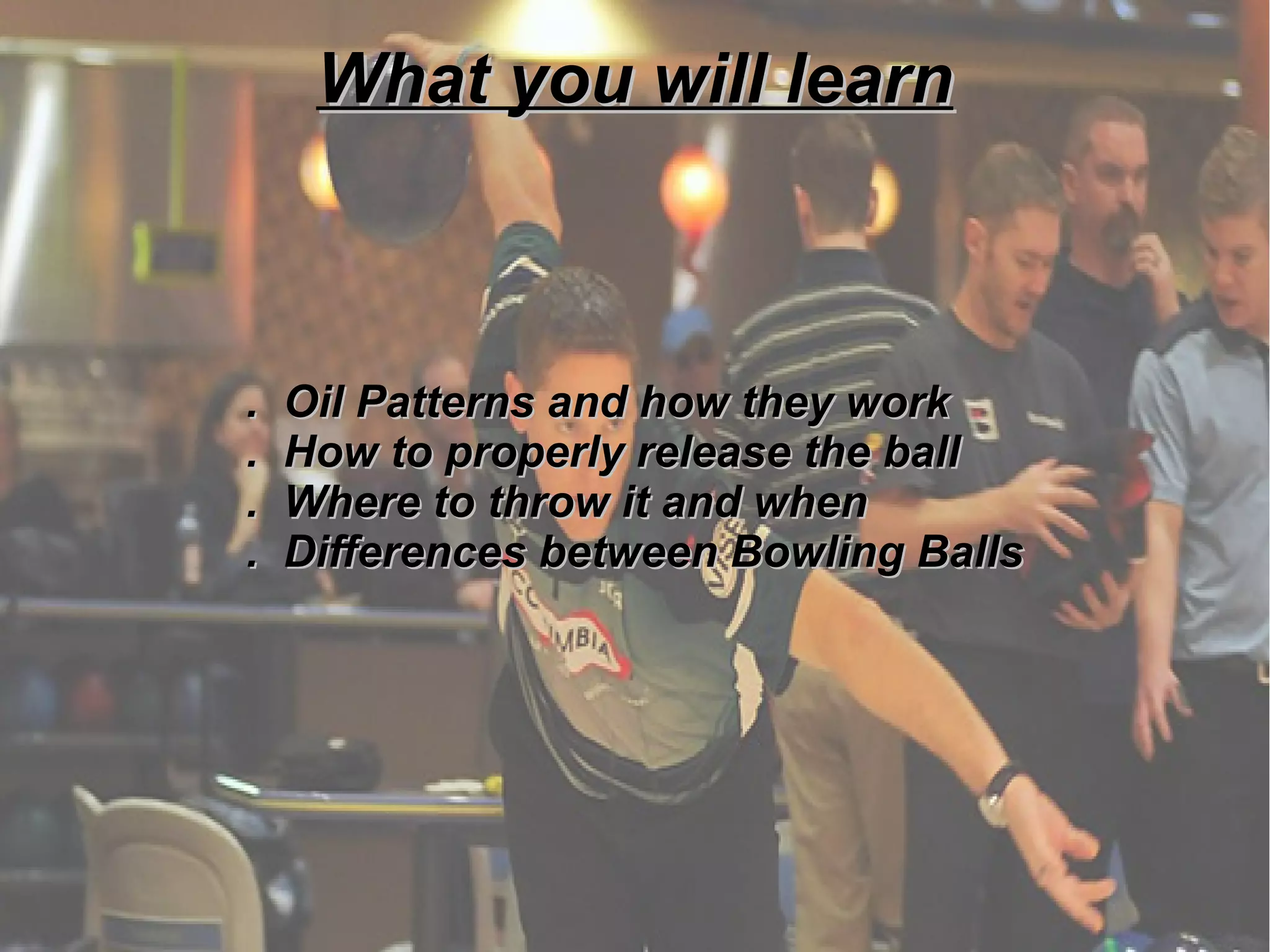 Bowling lesson | PDF