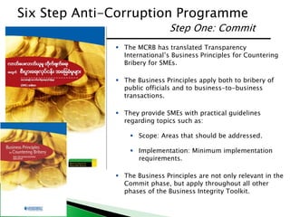 Developing an Effective Anti-Corruption Program | PPT