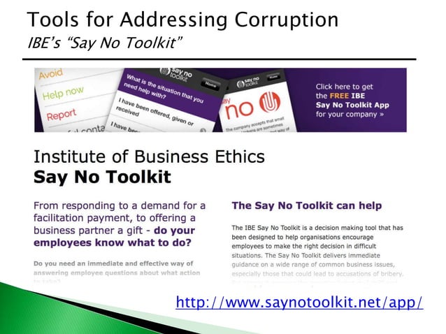 Developing an Effective Anti-Corruption Program | PPT