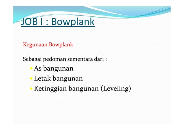 Bowplank | PPT