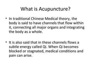 The Bow Acupuncture & Community Wellness | PPT