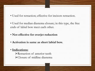 Bows and retractors for Undergraduates | PPTX