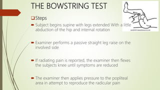 Bowstring test. By Philans Cosmos Ankrah | PPSX