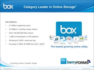 Box.net overview | PPT