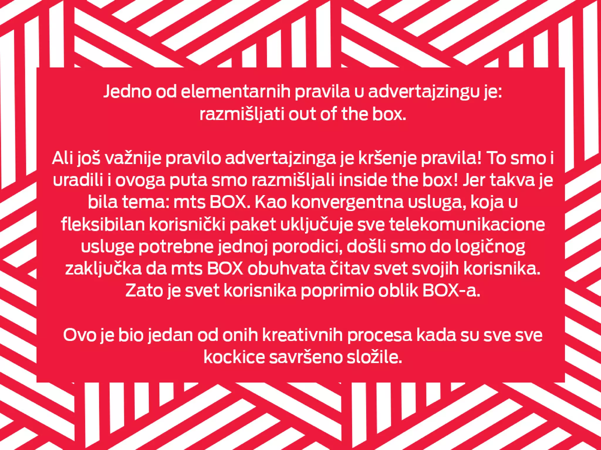 McCann Beograd i Telekom Srbija - BOX | PDF