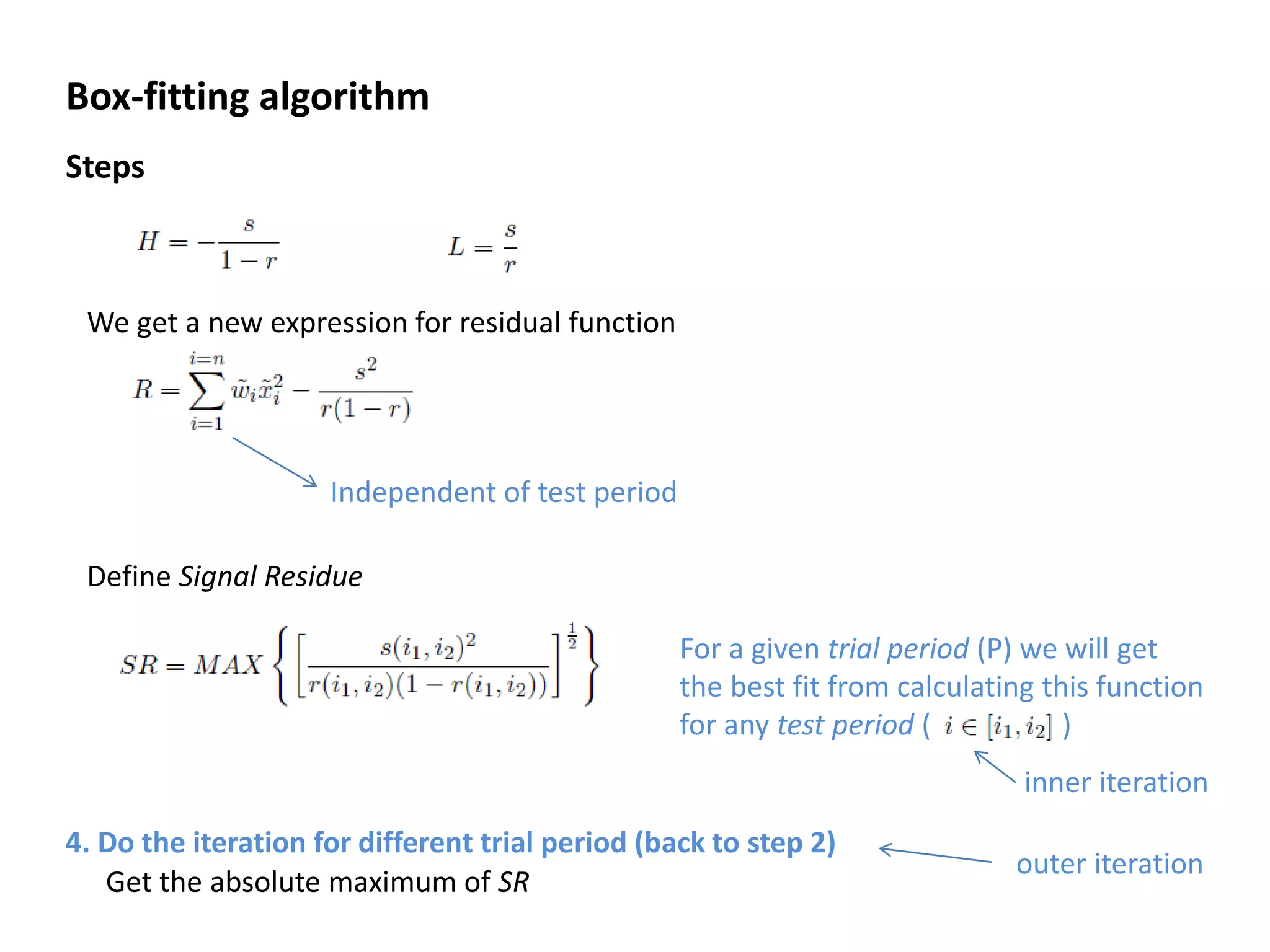 Box-fitting algorithm presentation | PDF | Technology & Computing