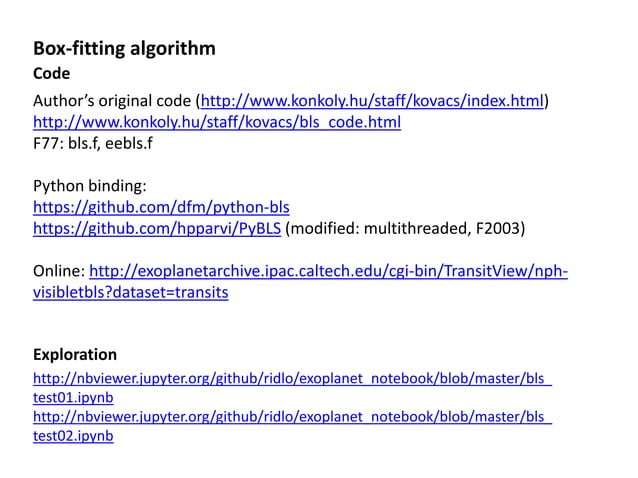 Box Fitting Algorithm Presentation Pdf Technology And Computing