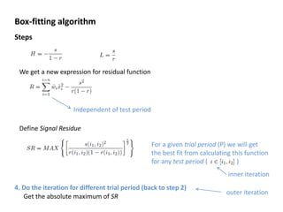 Box-fitting algorithm presentation | PDF | Technology & Computing