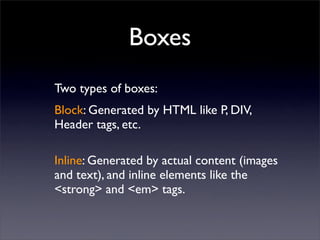Box Model and Page Layouts | PDF