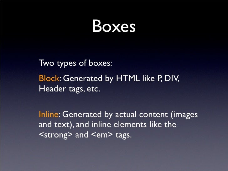 Box Model and Page Layouts