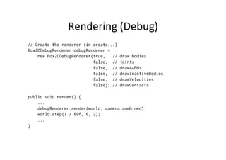 Box2D and libGDX | PPT