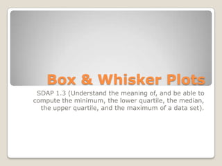 Boxand whiskerplotpowerpoint | PPTX