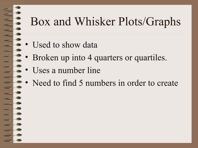 Box and whisker plots | PPT