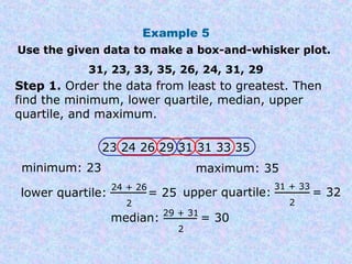 Box and whiskers power point | PPT