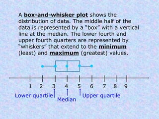 Box and whiskers power point | PPT