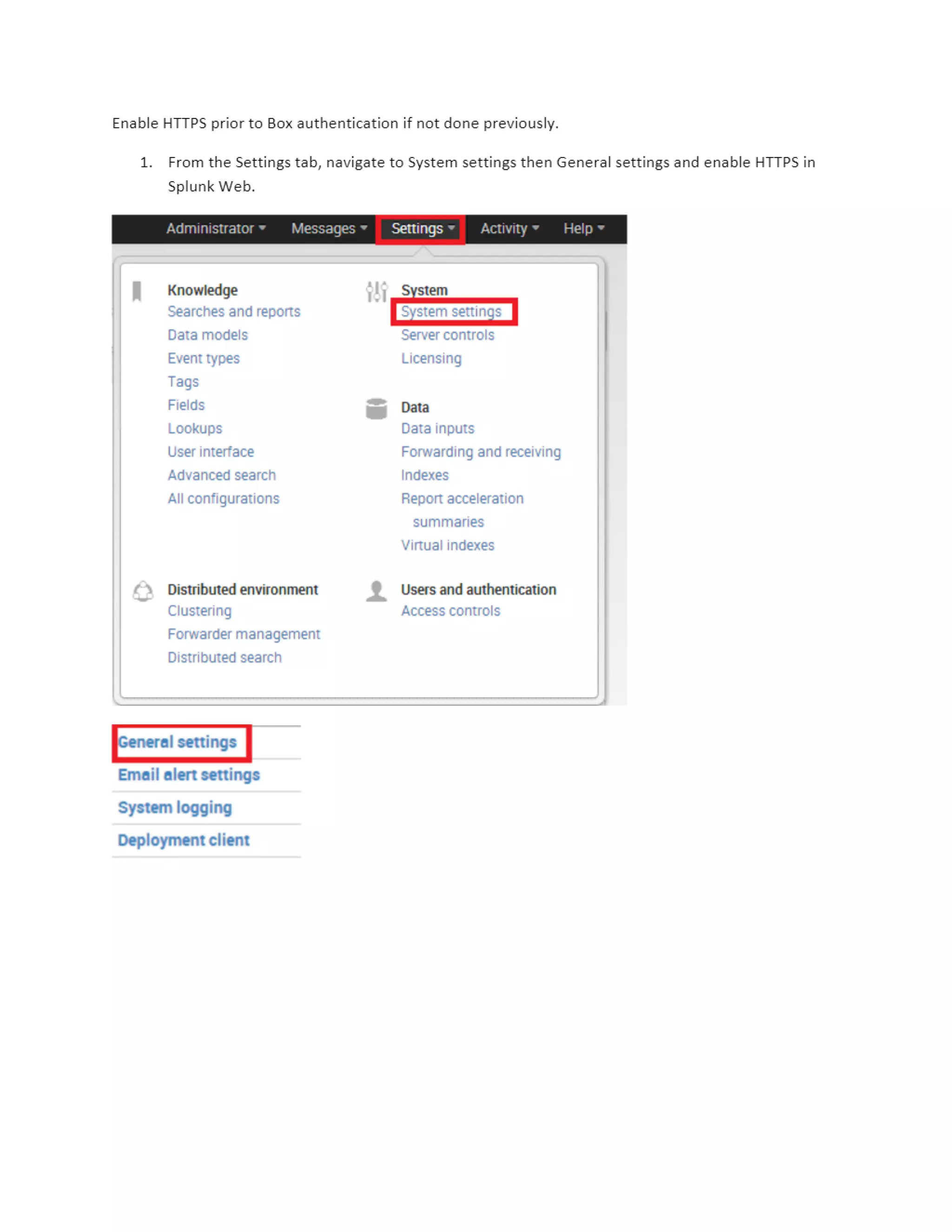 Box app for splunk install guide | PDF