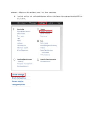 Box app for splunk install guide | PDF
