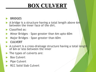 Box culverts | PPTX