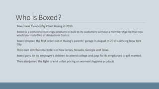 Boxed campaign | PPTX