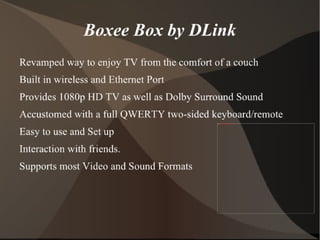 Boxee | PDF