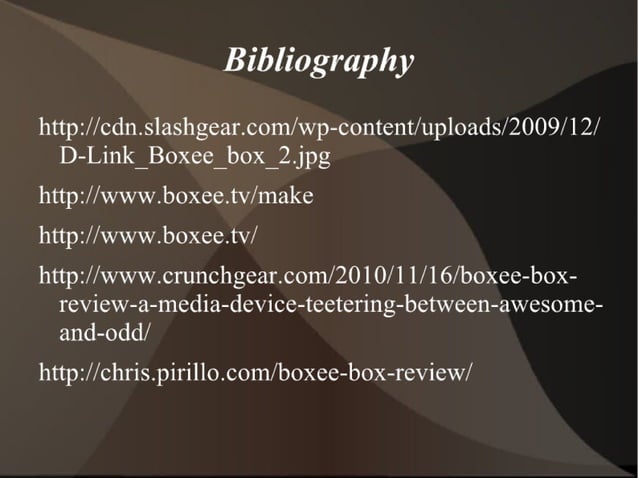 Boxee | PDF