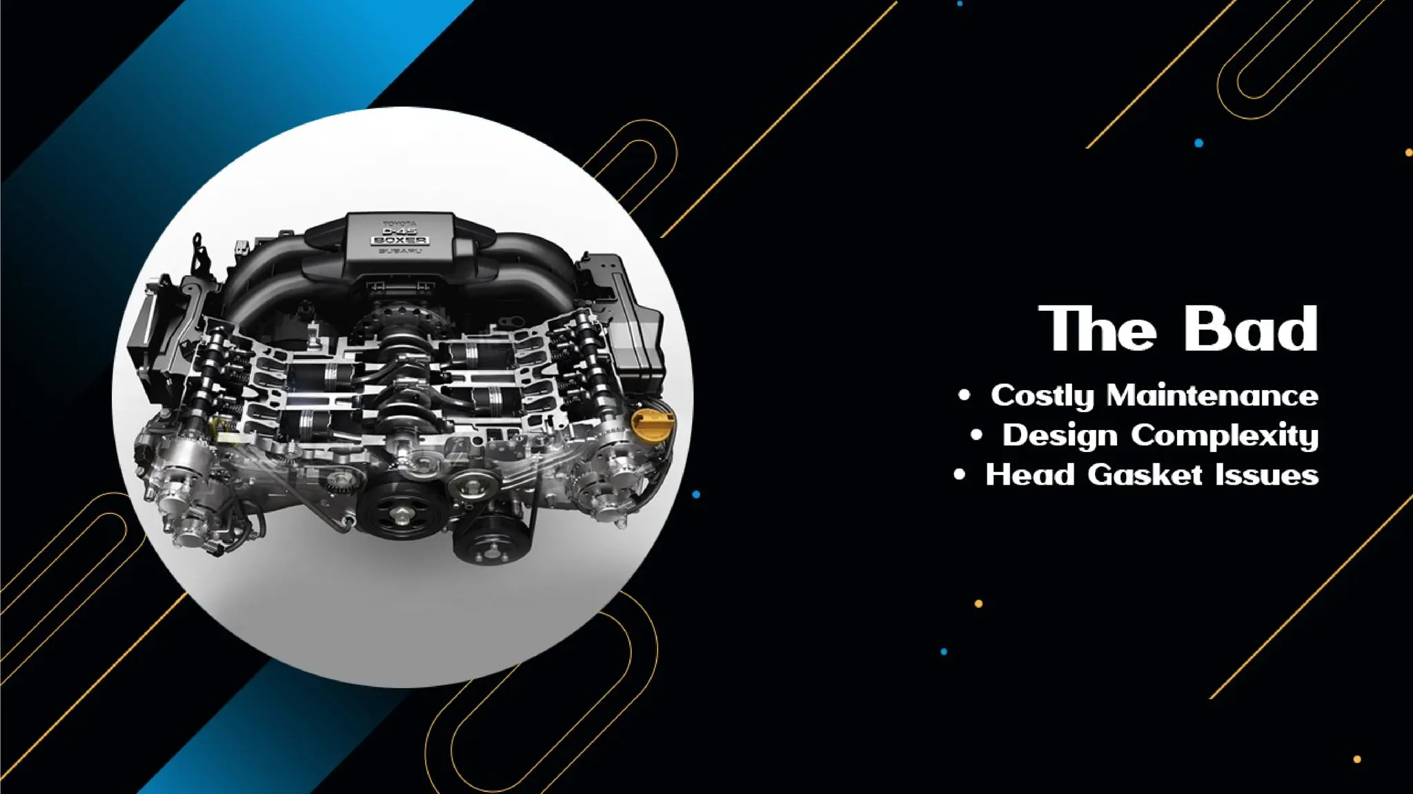 Boxer Engines - The Good, The Bad & The Ugly | PPTX