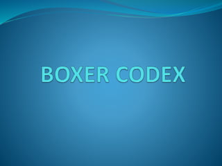 Boxer Codex | PPTX | Asia Travel | Travel Locations