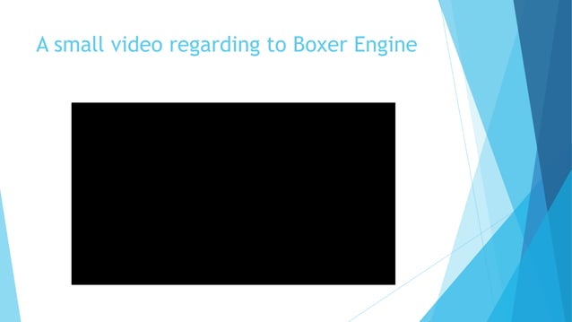 Boxer engine | PPT | Free download