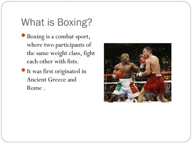 Boxing | PPT