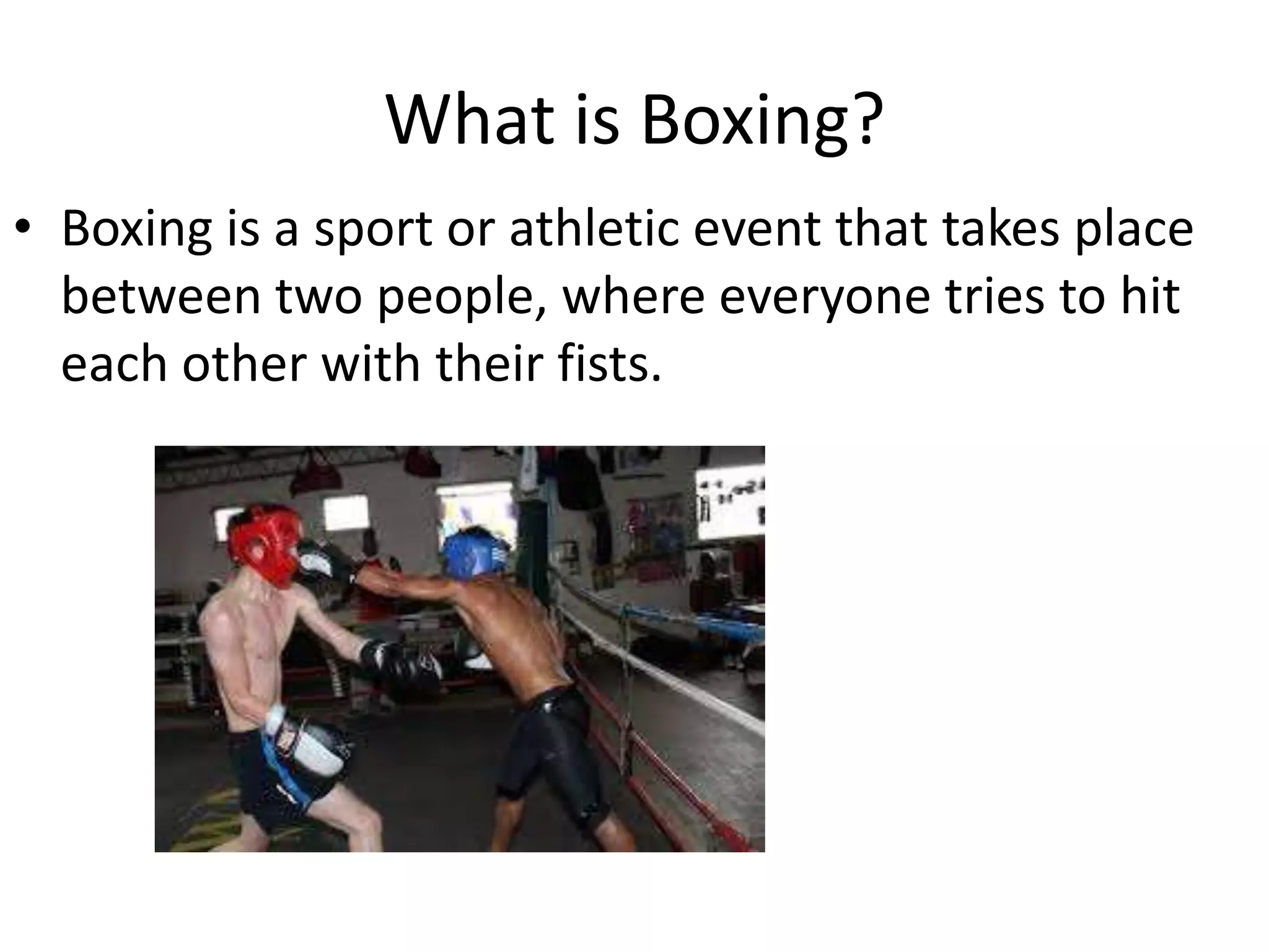 Boxing | PPTX