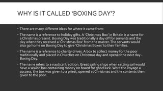 Boxing day | PPT