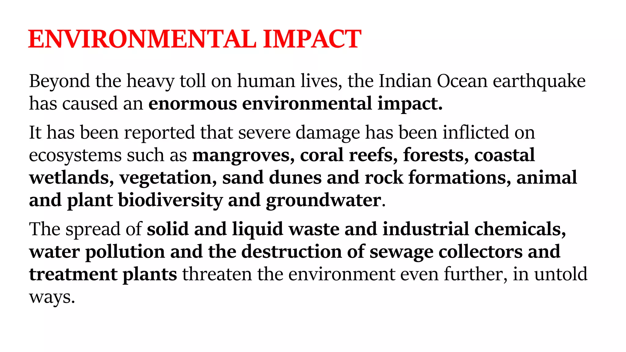 HUMANITIES YEAR 9: THE BOXING DAY TSUNAMI 2004 | PPTX