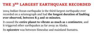 HUMANITIES YEAR 9: THE BOXING DAY TSUNAMI 2004 | PPT