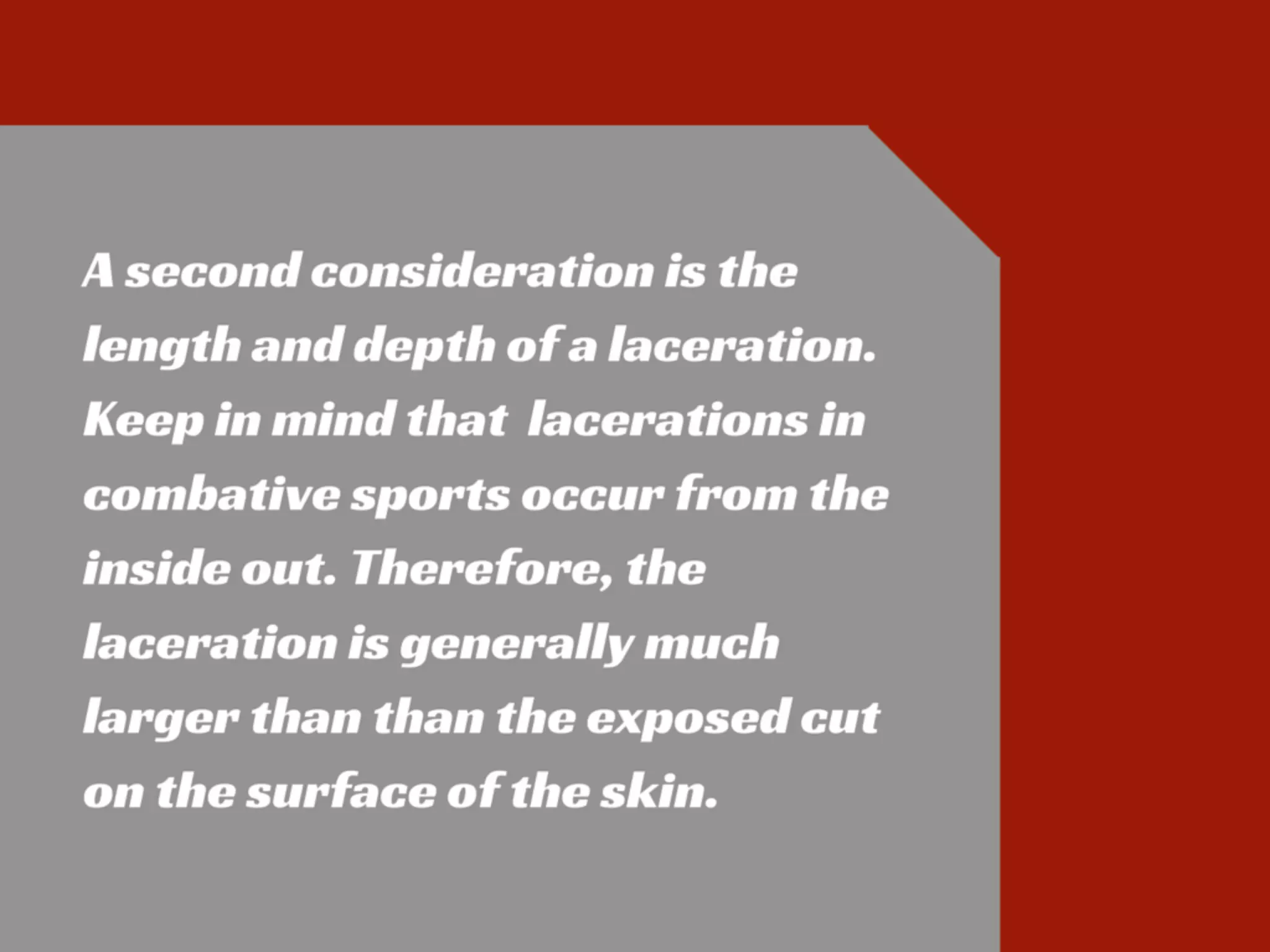 Boxing Injuries: Lacerations | PDF
