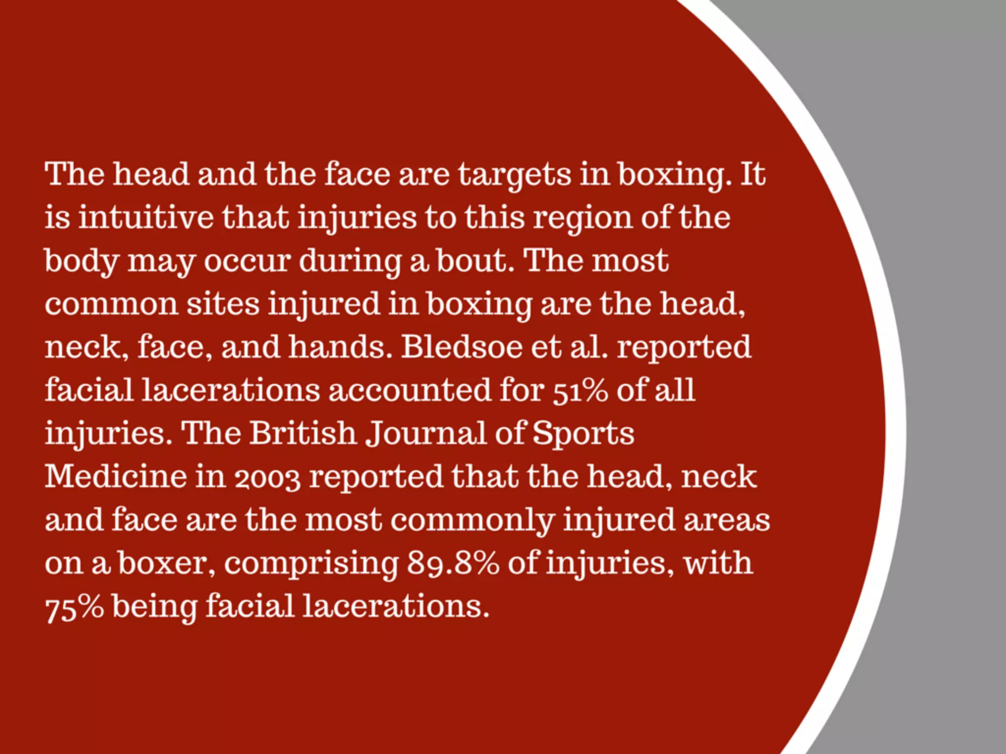 Boxing Injuries: Lacerations | PDF