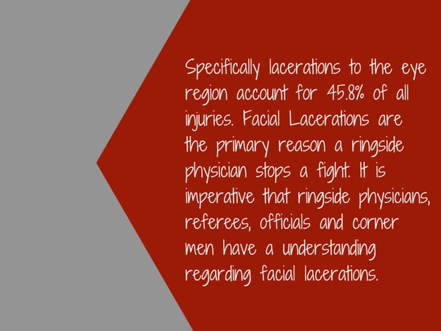Boxing Injuries: Lacerations | PPT