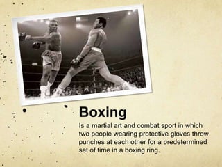 Boxing presentation | PPTX