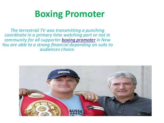 Boxing promoter In New York