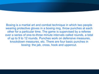 Boxing Punches | PDF