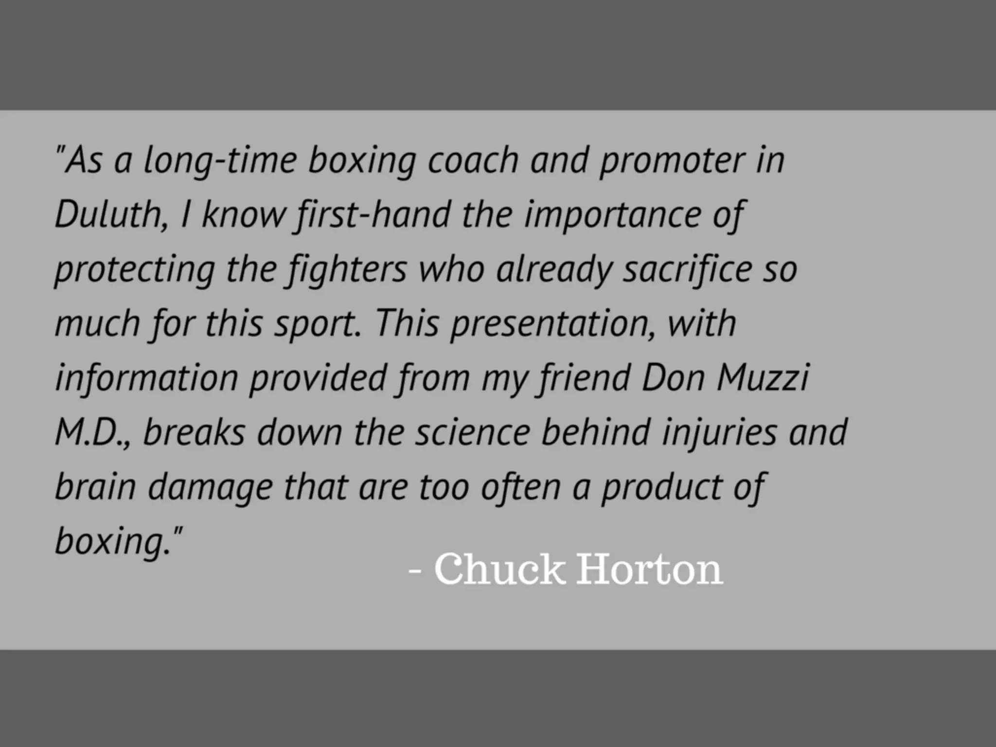 Boxing & the Brain | PPT