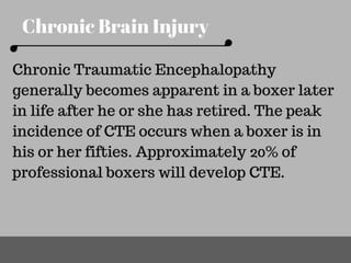 Boxing & the Brain | PPT